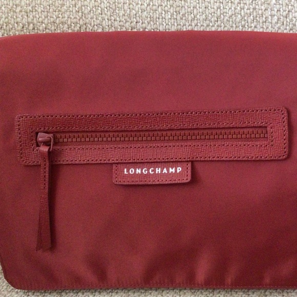 Longchamp | Bags | Longchamp Le Pliage Neo Messenger Bag Nylon Crossbody Red | Poshmark